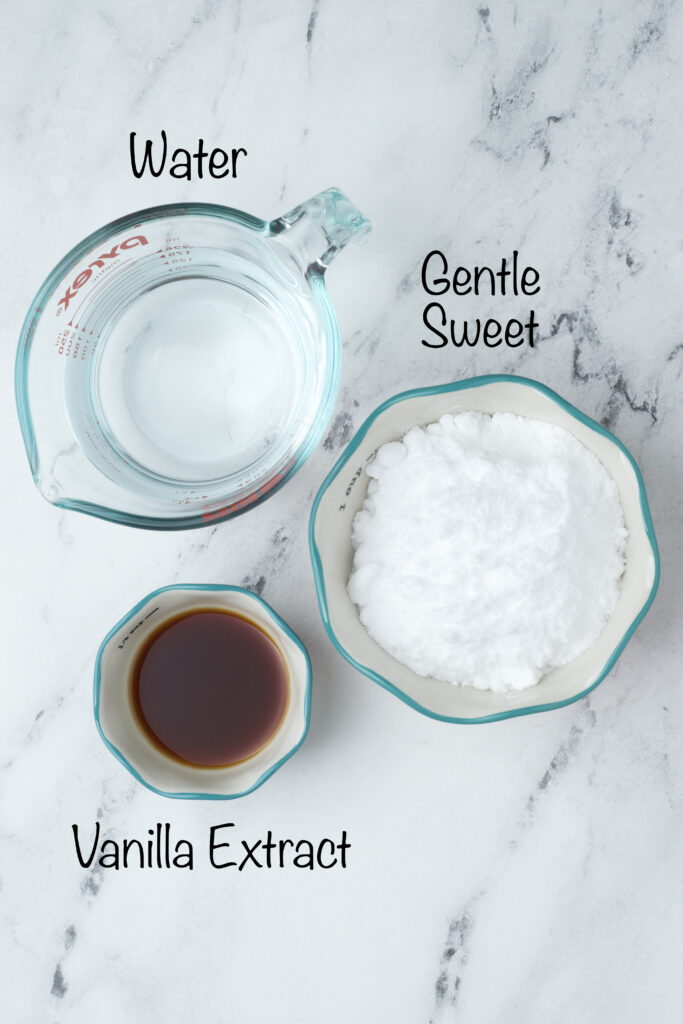 Homemade Sugar Free Vanilla Syrup - Plate on Purpose